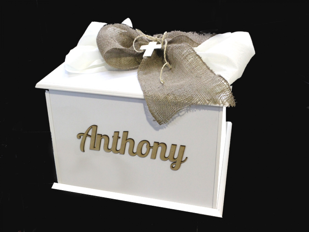 Greek Orthodox Christening Boxes: Anthony Timber Christening Box