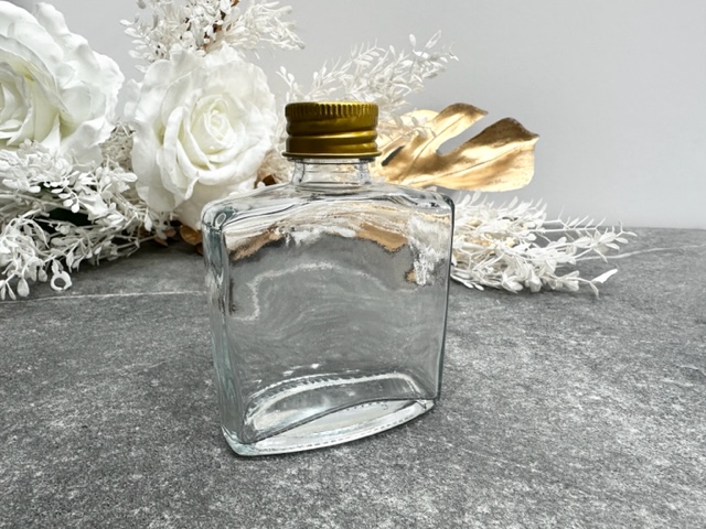 Wedding & Engagement: 100mil Glass Square Bottle
